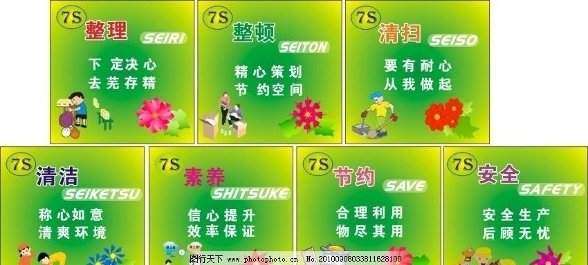 7S标语图片_其他_其他-图行天下素材网