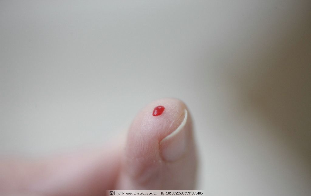 被刺伤的手指图片_个性时尚_人物形象-图行天下素材网